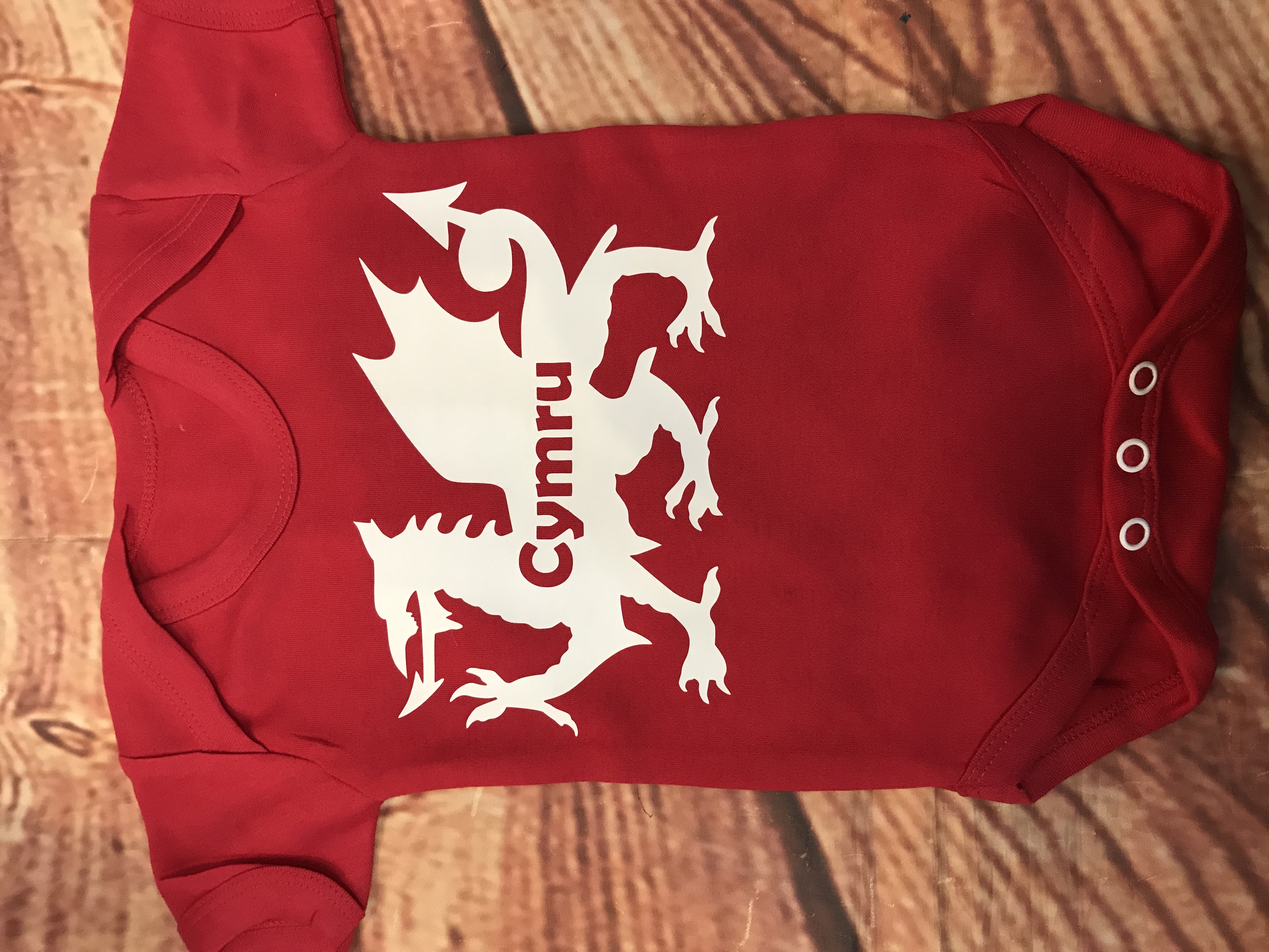 Cymru welsh vest 0-3 or 3-6 months – Pwyth Pistyll