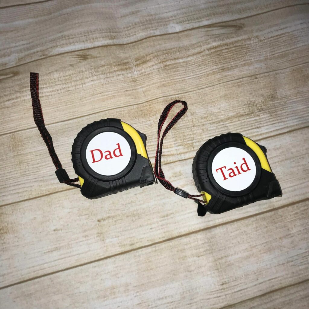 Dad / Taid Tape Measure – Pwyth Pistyll